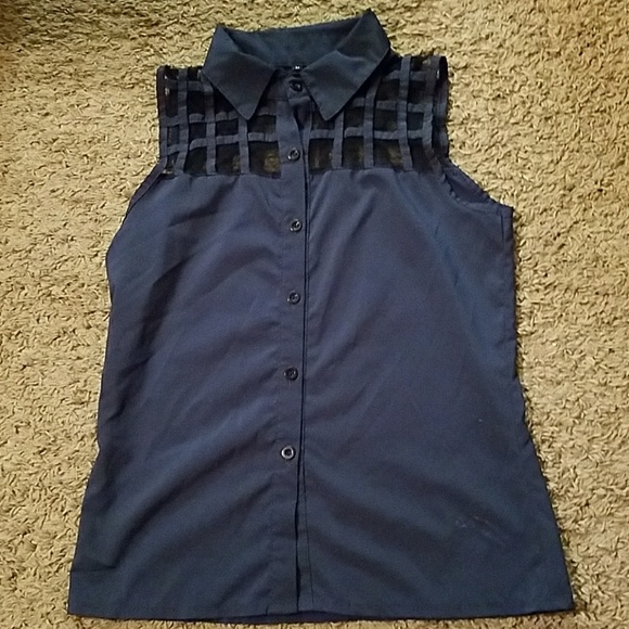 Tops | Modern Mesh Cutout Top | Poshmark